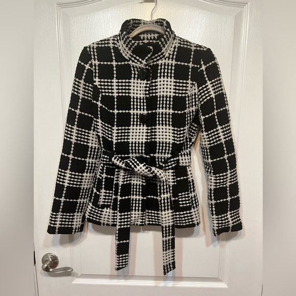 Forever 21 | Jackets & Coats | Medium Plaid Wool Blend Forever 2 Coat ...